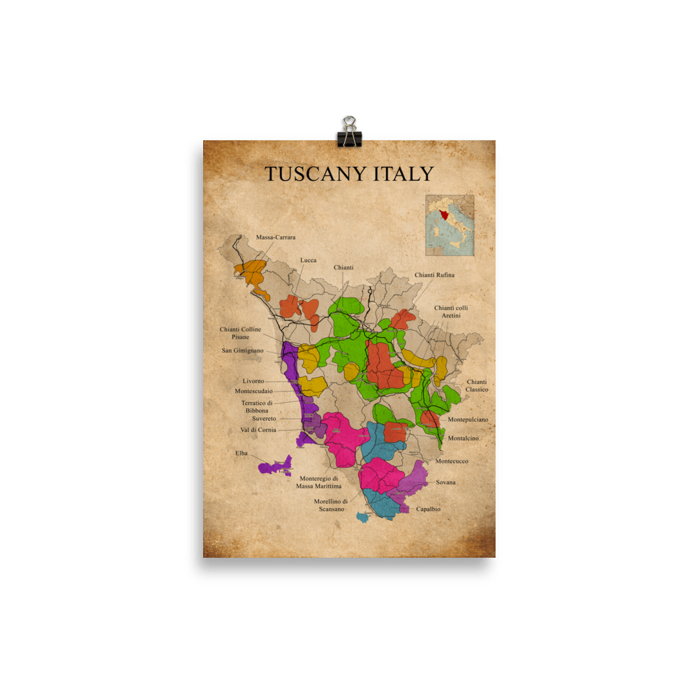 Tuscany Map